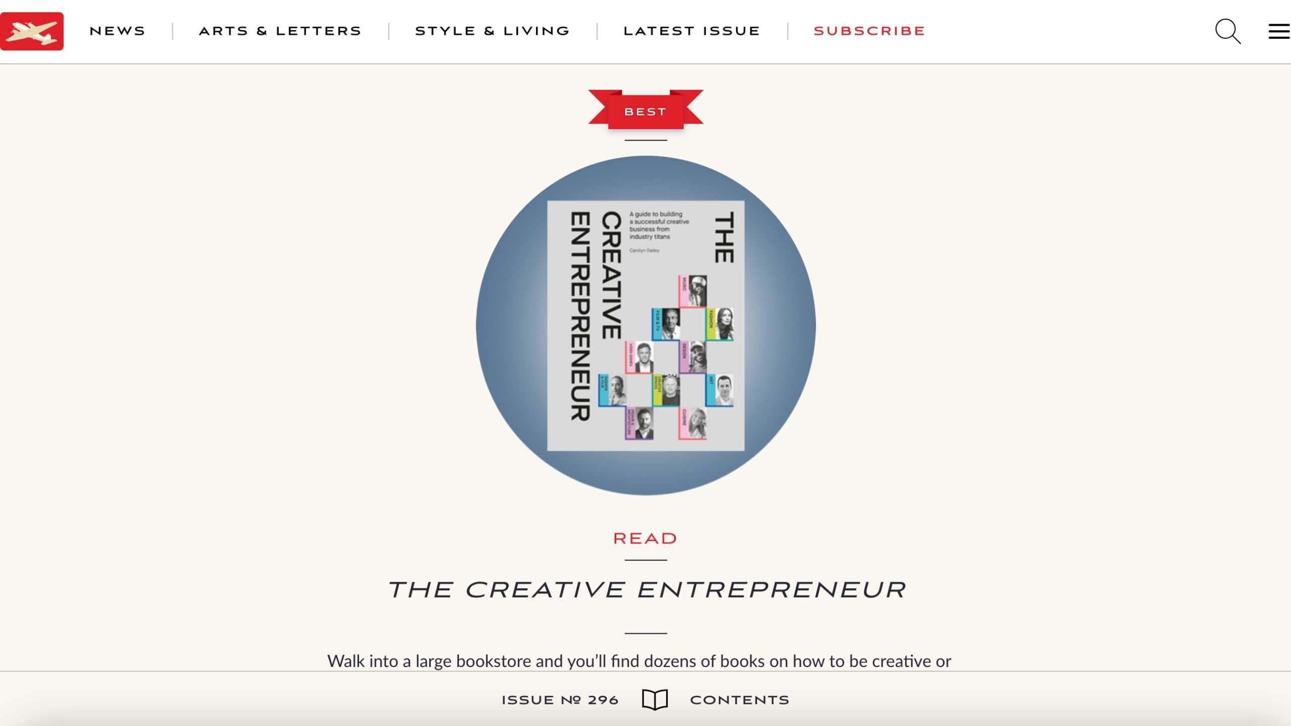 Creative Entrepreneurs | The Creative Entrepreneur shines in AIR MAIL